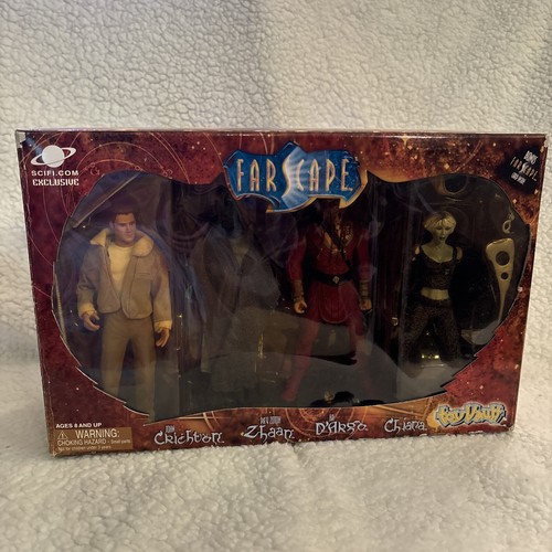 sealed Farscape 4 Figure Set Featuring Crichton, Zhaan D'argo & Chiana ...