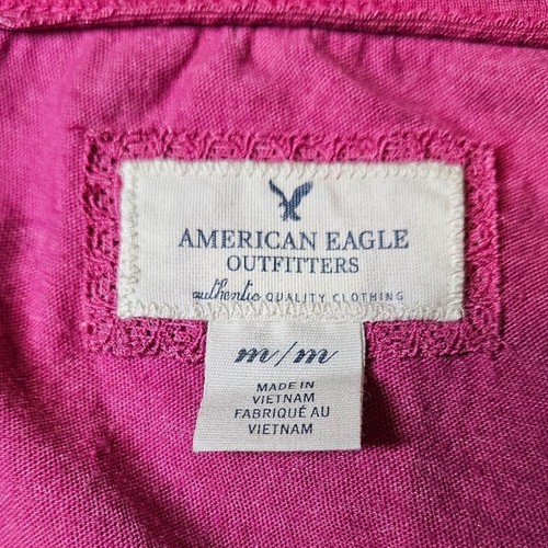 American Eagle Pink Baby Tee Wmns M Elena Gilbert Bella Swan Y2K ...