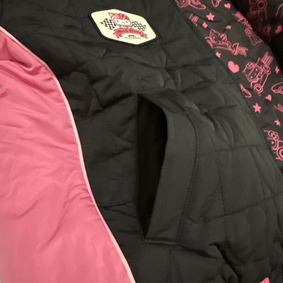 Hello Kitty F1 ACADEMY Las Vegas Pink Racing Jacket F1 BEANIE HAT AND ...