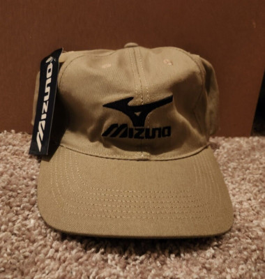 MIZUNO Serious Performance Tan w/ Black Logo Hat - New | eBay