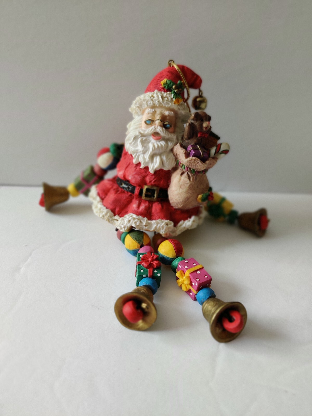 Vintage Dangling Arm And Leg Santa Clause Christmas Tree Ornament | eBay