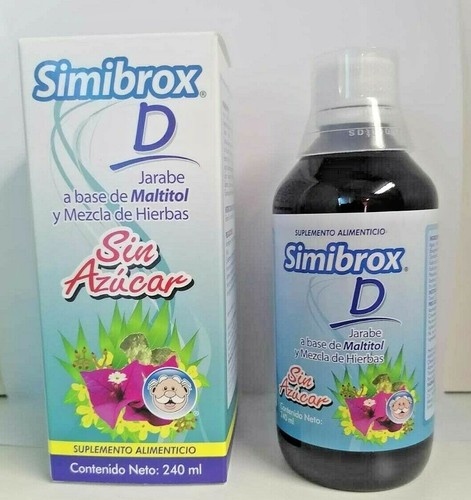 Simibrox+D+Maltitol+Y+Mezcla+De+Hierbas+Sin+AZUCAR+Para+La+TOS+Jarabe+ ...