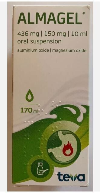 Almagel Oral Suspension Stomach Acid Ulcer Symptoms Gastro Reflux ...