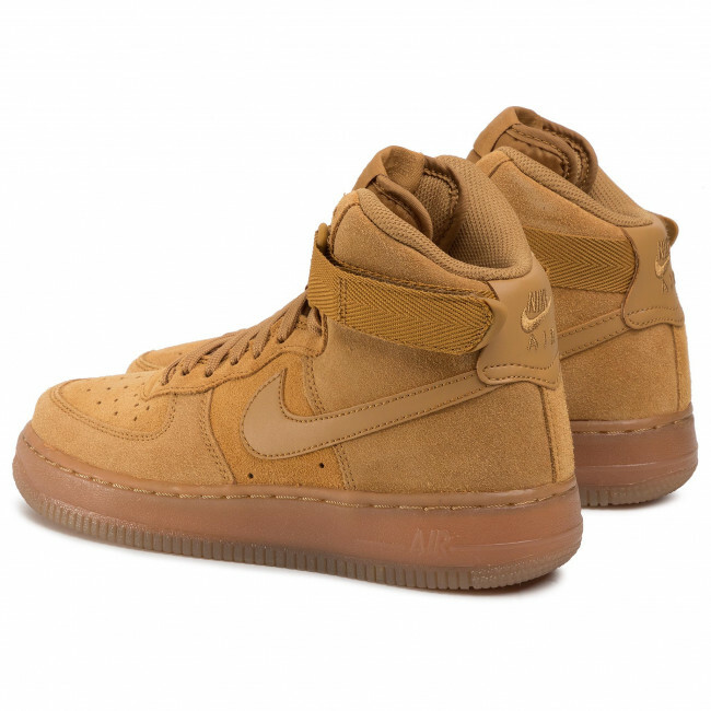 Nike Air Force 1 One High GS Wheat Flax Brown Suede CK0262-700 5.5Y = 7 ...