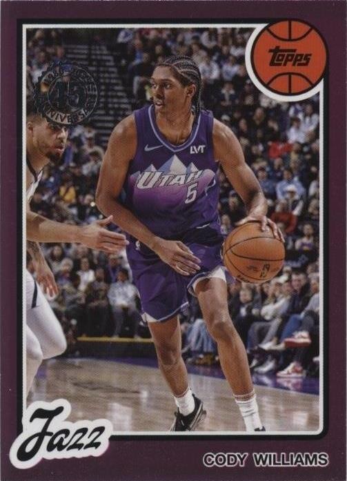 2025-26 Topps - 1980-81 Topps Basketball Cody Williams #80BK-37 Pink ...