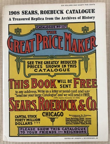 1908 Sears Catalog Vintage Paper Collectible Excellent Condition s From ...