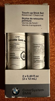 OEM BMW Touch Up Paint Set Galvanic Gold Metallic C1P **BRAND NEW ...