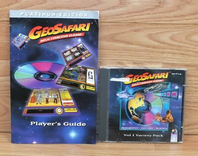 GeoSafari MultiMedia Game (PC) Vol I Variety Pack Geography - History ...