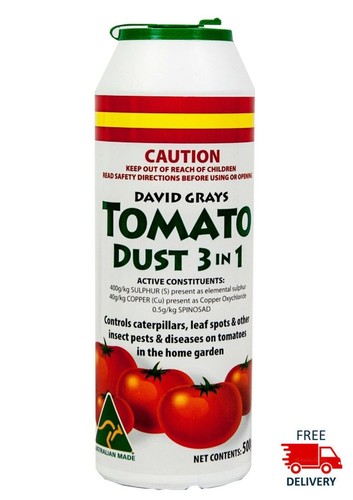 Tomato Dust 3in1 500g David Grays Insecticide Fungicide Spinosad Copper ...