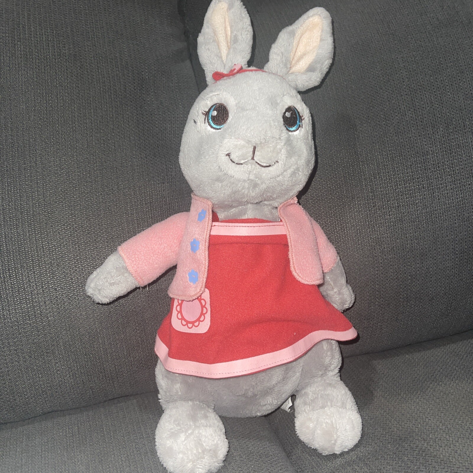 Gund Peter Rabbit Lily Bobtail Girl Easter Bunny Stuffed Animal Plush ...
