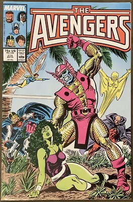 The Avengers #278 (Apr 1987, Marvel) She Hulk, Black Knight, Hercules ...