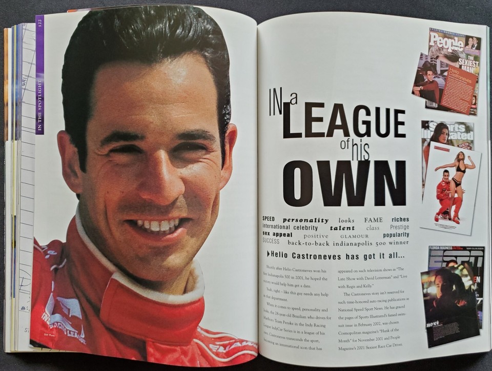 2003 Indianapolis Indy 500 Gil de Ferran Winner Official Race Program ...