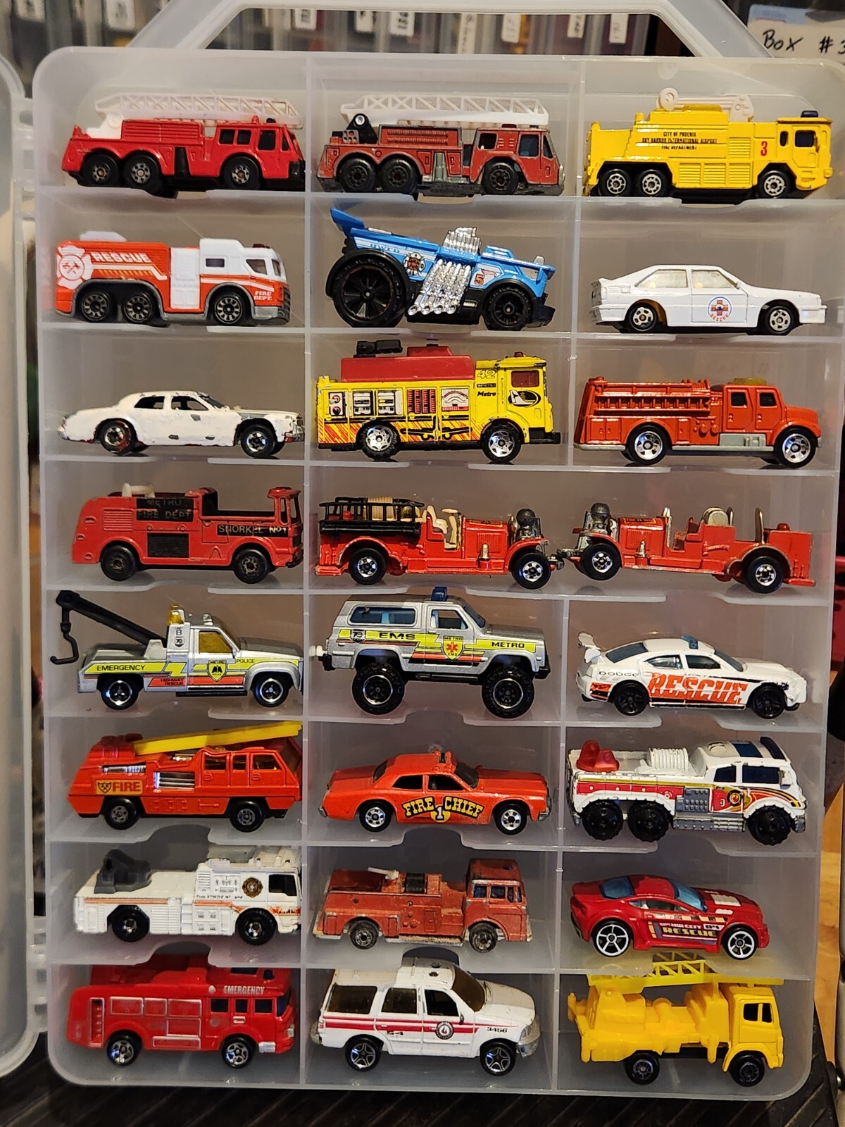 matchbox / hot wheels (case #183) fire dept department rescue emergency ...