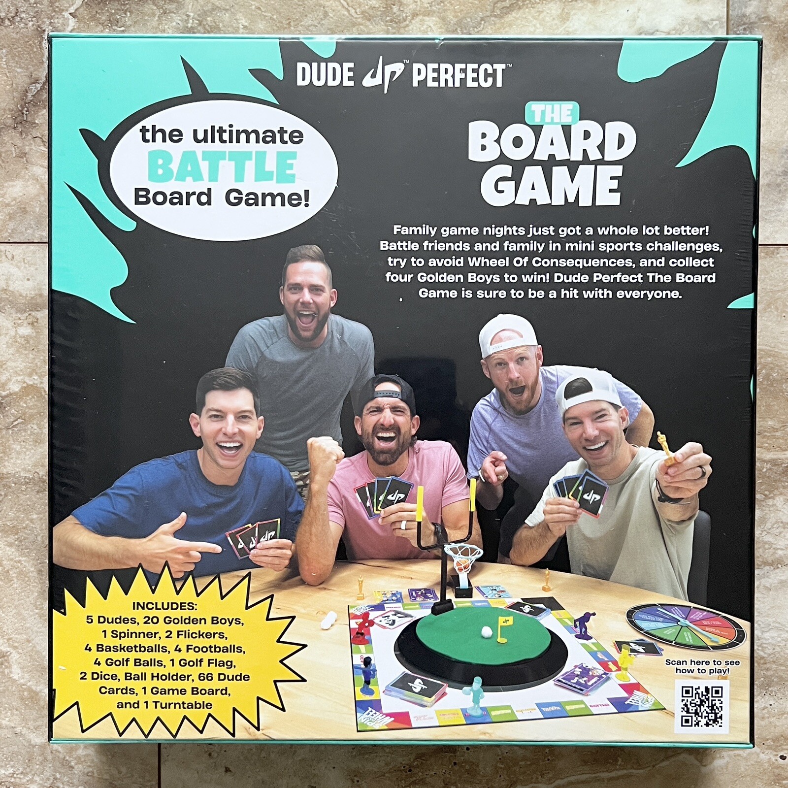 Dude Perfect Board Game Skills & Action Game All Ages 4 +. New and ...
