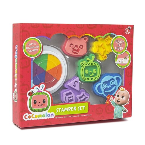 COCOMELON Stamper Set Fun Shaped Stamps Creative Arts & Crafts Kit | eBay