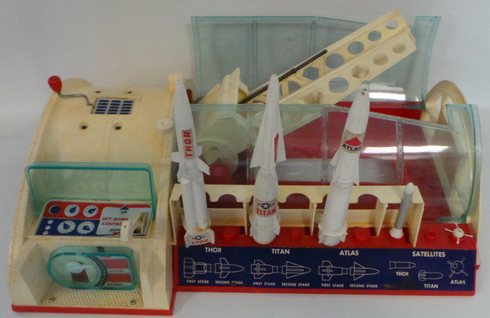 ROCKETS : PROJECT YANKEE DOODLE ROCKET TEST CENTER VINTAGE TOY - VERY ...