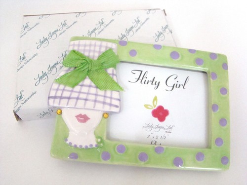 Lady Jayne Ltd Vanity Flair FLIRTY GIRL Ceramic Photo Frame Natali | eBay