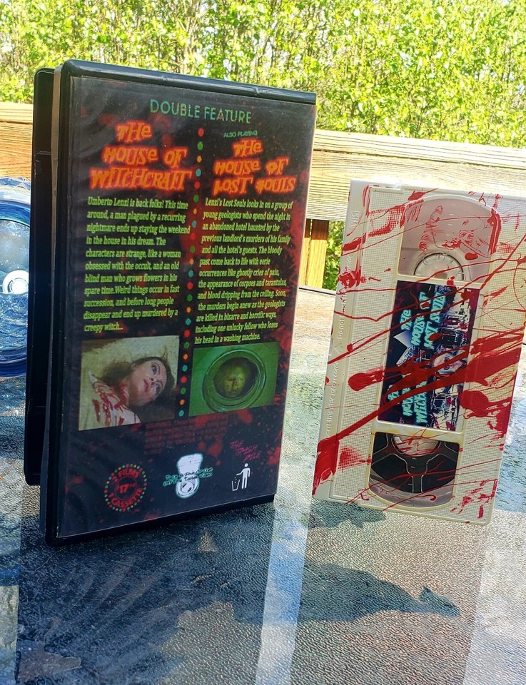 Umberto Lenzi Horror VHS Rare Double Festure House Lost Souls ...