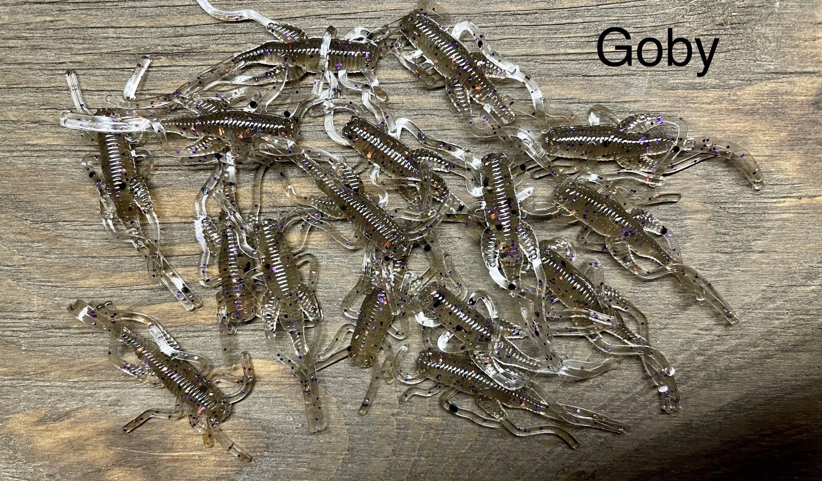 1.5” Cricket mousie ice fishing soft plastic crappie Panfish Goby Color ...