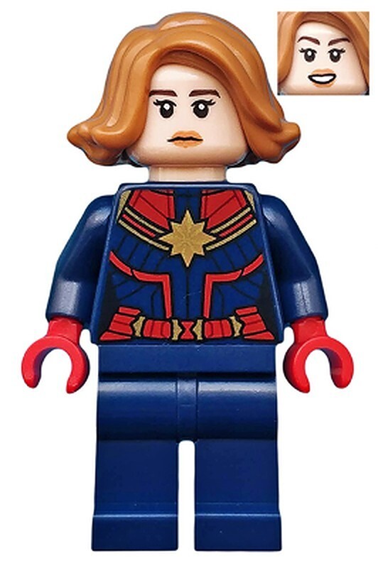 Genuine Lego Captain Marvel Minifigure Super Heroes from 76131 -sh555 ...
