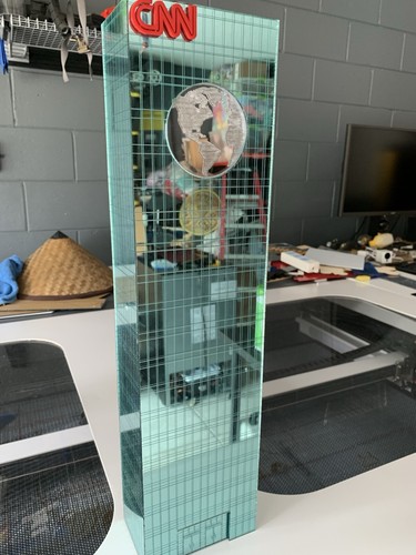 HO Scale Mirrored Skyscraper - CNN | eBay