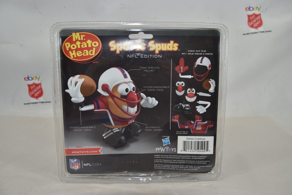 Hasbro Sport Spuds Dallas Cowboys Mr. Potato Head CIB (4472C) | eBay
