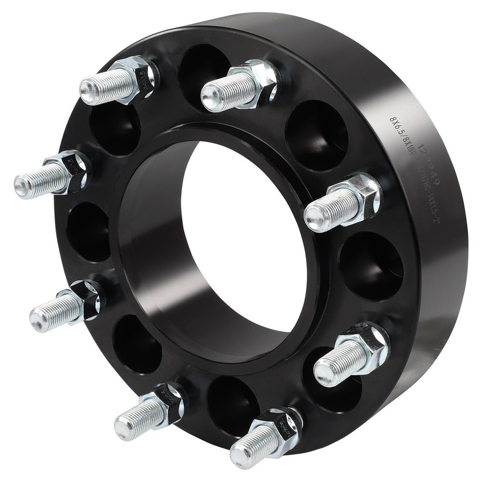 4x 8x6.5 2" Hub Centric Conversion Wheel Adapters to 8x180 For Hummer ...
