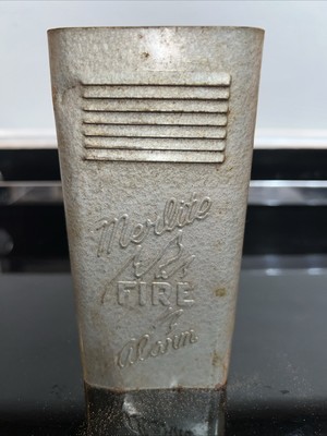 Vintage Fire Alarm Merlite Pressed Steel New York USA | eBay
