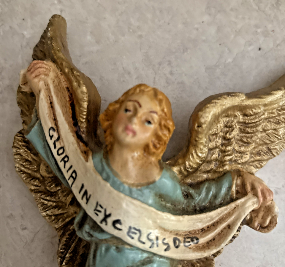 Vintage Gloria in Excelsis Deo Italy? Nativity Angel | eBay