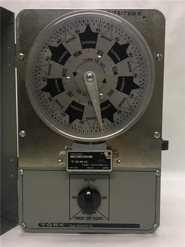 Tork Model T901 Lighting Control Center SPDT 7-Day Switch 120/277V 20 ...