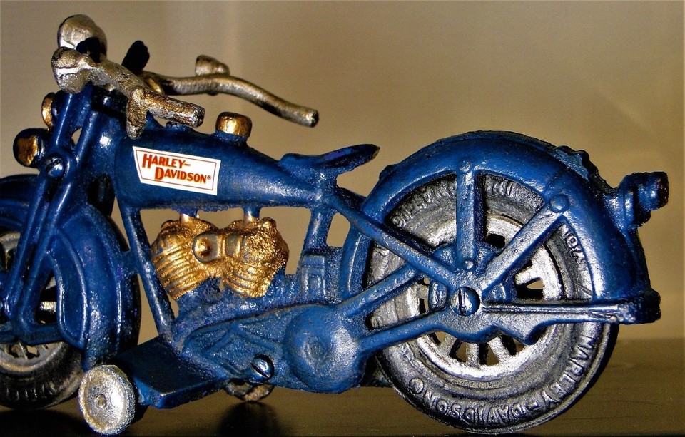 Harley Davidson Tether Motorcycle Midget Race Bike Car 1920s Racer Gold ...