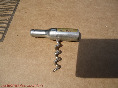 Pre-Prohibition Anheuser Busch “Bullet” Corkscrew FIGURAL BOTTLE ...