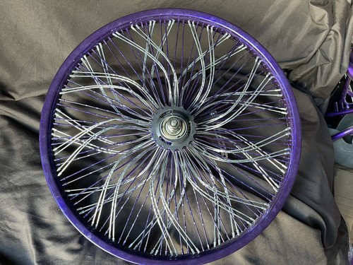Purple / chrome Low Rider, 20 “ inch bike rim sorry not 16” is 20 “ | eBay