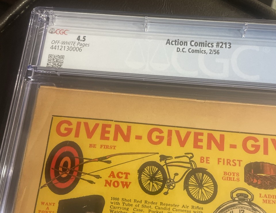 Action Comics Superman #213 1956 CGC 4.5 | eBay