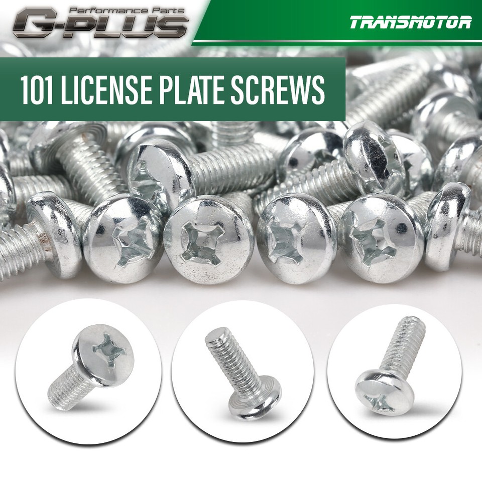 New License Plate Screws Fit For Toyota/Honda/Lexus - 100 Per Bag | eBay
