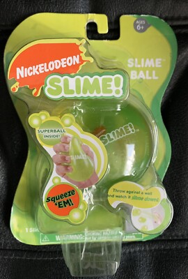 Vintage NICKELODEON Green Slime Splat Ball Jakks Viacom - ULTRA RARE ...