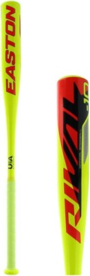 Easton RIVAL Baseball Bat -10 30/20 oz YSB19RIV10 AUX50 USA Yellow | eBay