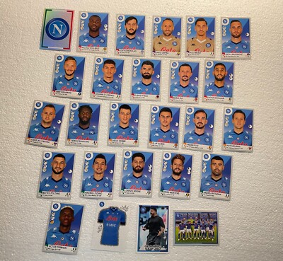Panini Calciatori 2020-2021 Napoli complete team set - 26 stickers (347 ...