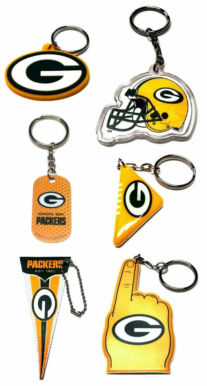 GREEN BAY PACKERS NFL FOOTBALL KEYCHAIN BACKPACK PULL LICENSED - YOU ...