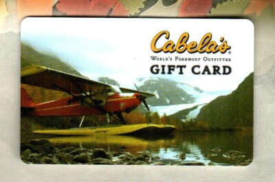 CABELA'S Seaplane ( 2010 ) Gift Card ( $0 ) | eBay