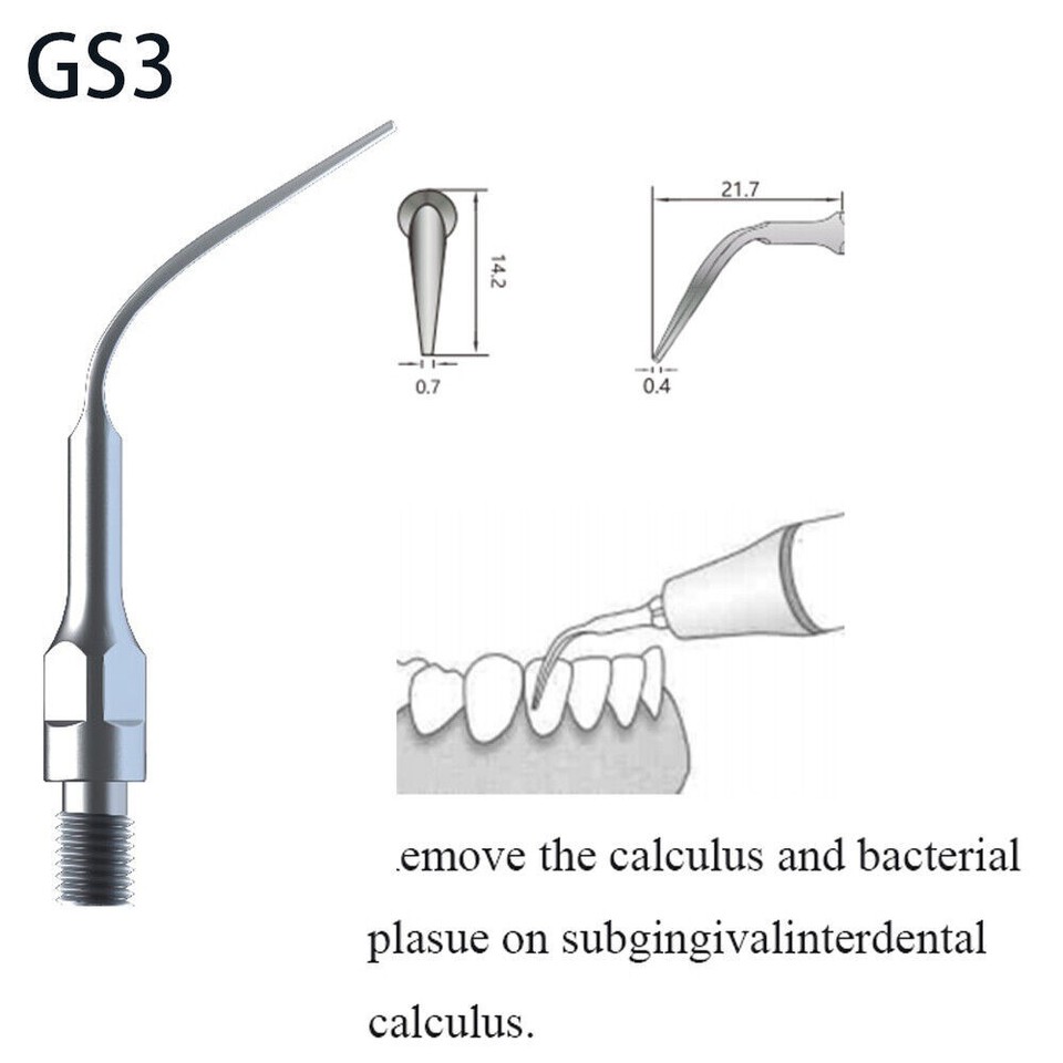 12 Types Ultrasonic Piezo Scaler Scaling Endo Perio Tip Fit SIRONA GS ...