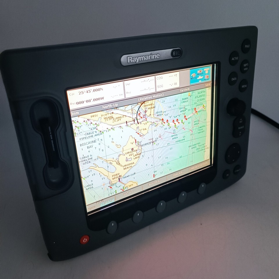 RAYMARINE E80 Classic MFD Display Chartplotter Radar Screen E02011 ...