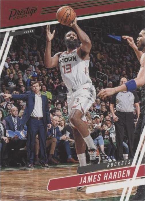 2019-20 Panini Chronicles - Prestige James Harden #65 Green for sale ...