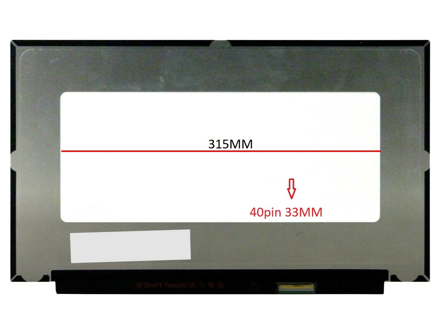 Brand New 14" B140HAK03.3 FHD 40 Pin LCD Screen For HP 14-dv0603sa ...