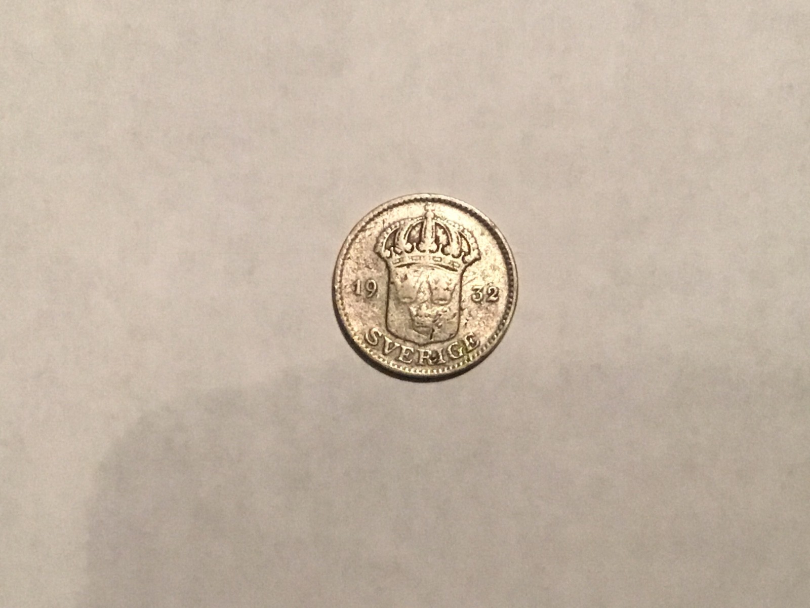 RARE SILVER COIN SWEDEN 1932G 25 ORE & STAMP 1908 60 90 Heller 1910 10 ...