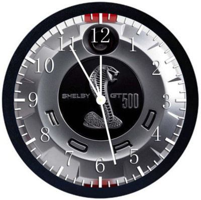 Mustang Cobra Shelby GT Black Frame Wall Clock Z90 | eBay