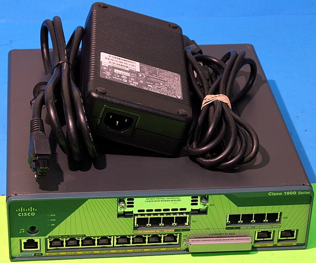 Cisco 1861 2-Port 10/100 Wired Router (C1861E-SRST-F/K9) for sale ...
