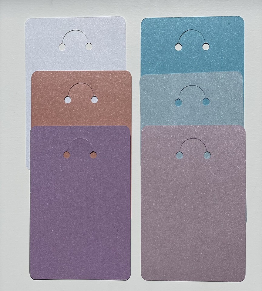 Shimmery Cardstock Packaging Display Card for DIY Keychains - 48 ...