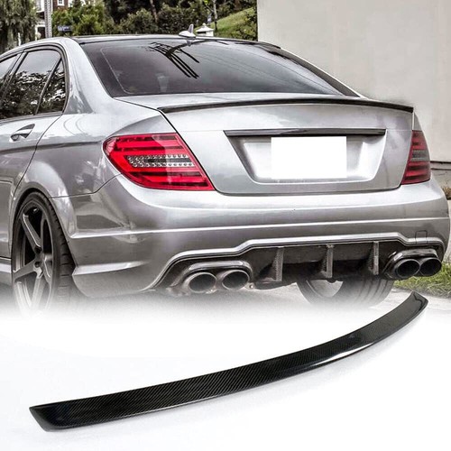 Carbon Fiber Rear Spoiler Wing For Benz W204 Sedan 4D C200 C230 C250 ...