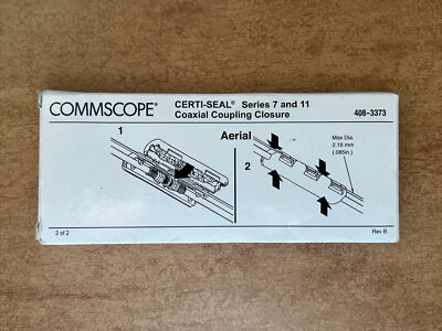 COMMSCOPE CERTI-SEAL series 7 & 11 Coaxial Coupling Closure Burial ...